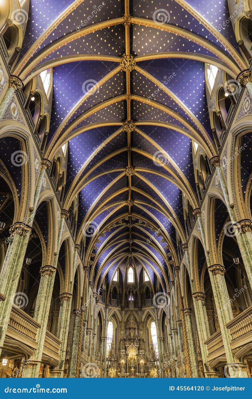 Ceiling of a Catholic Church Stock Photo - Image of fresco ...