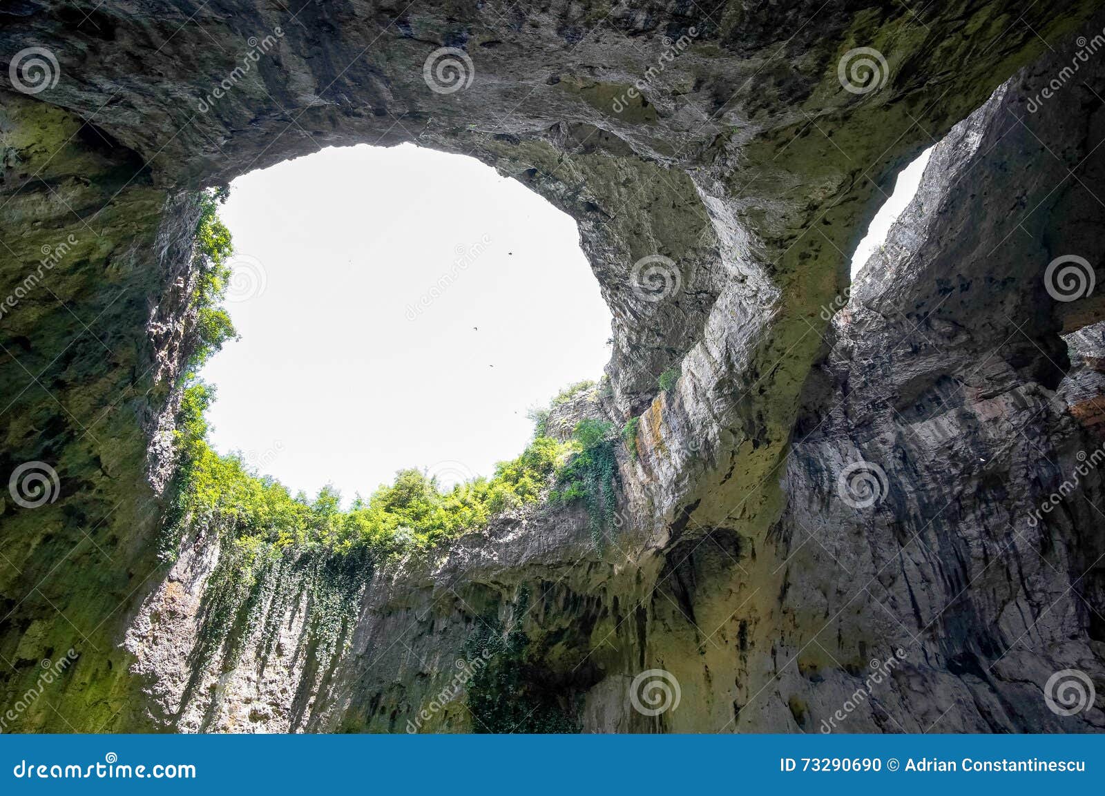 Ceiling cave collapsed stock photo. Image of underground - 73290690