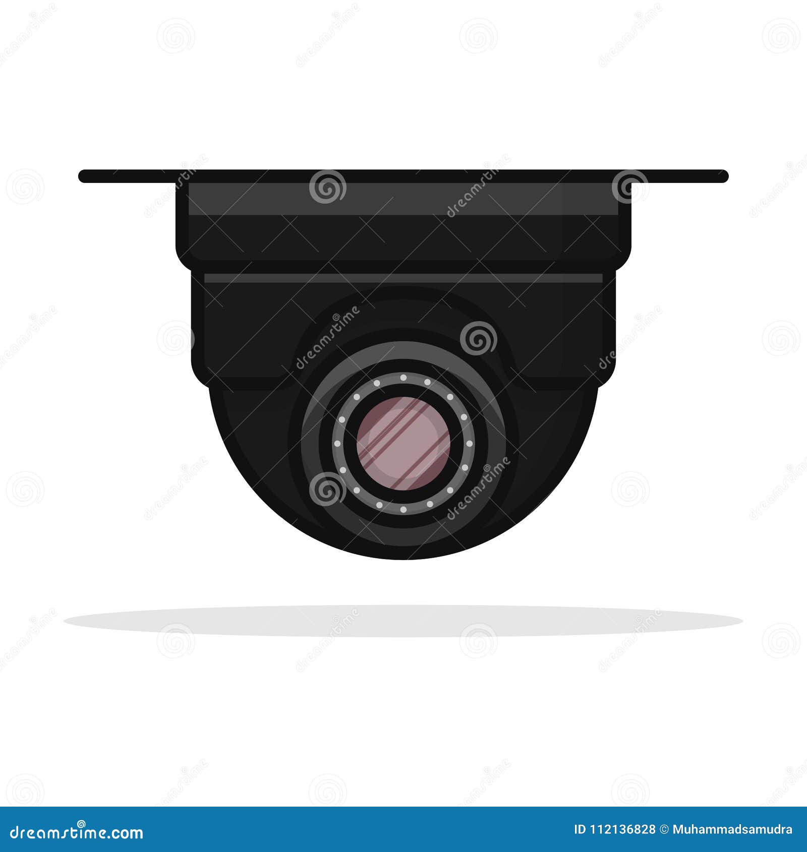 Ceiling CCTV Camera Icon Vector Design Stock Vector - Illustration of ...