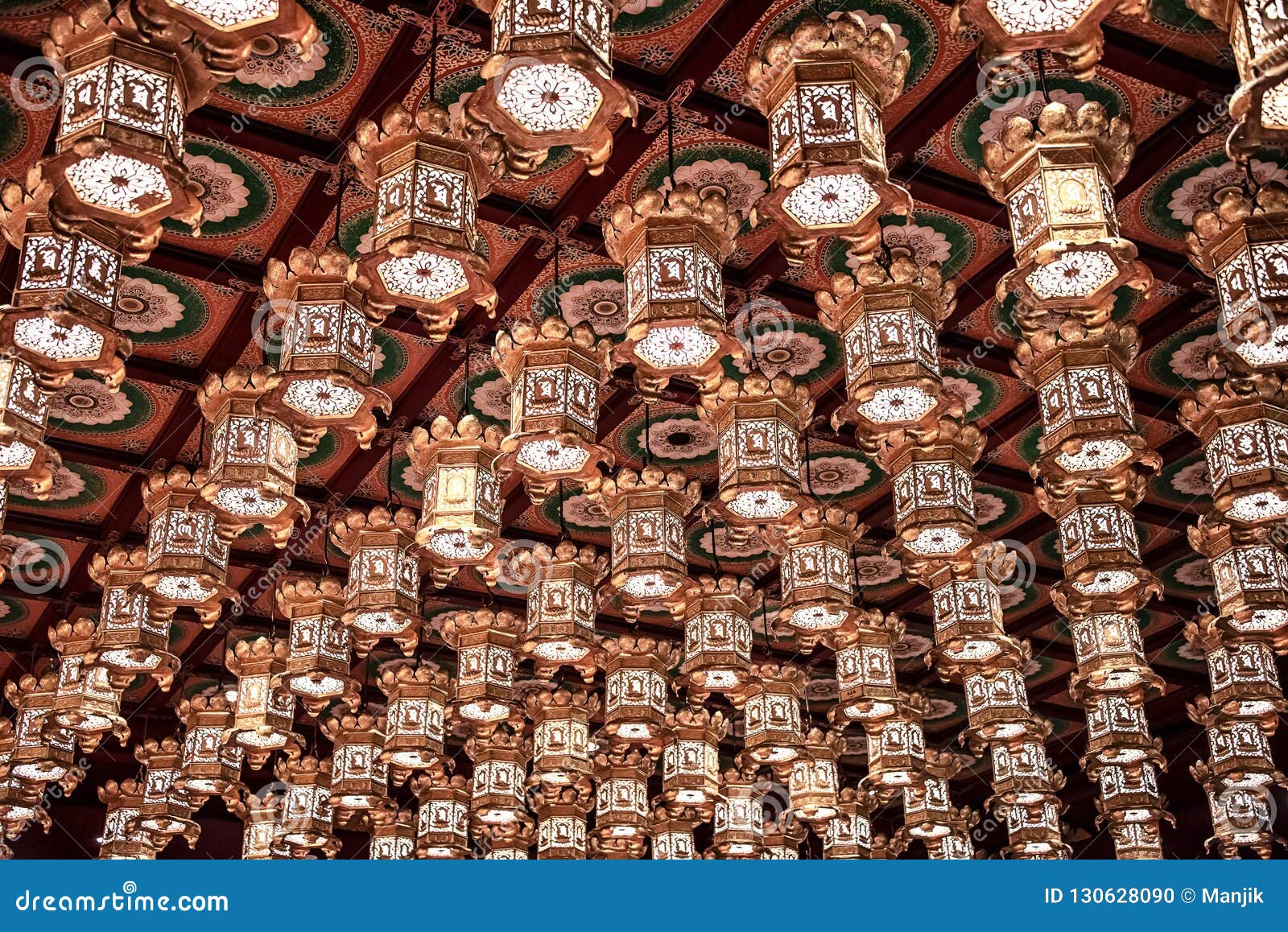 Chinese lanterns texture stock photo. Image of greeting - 130628090