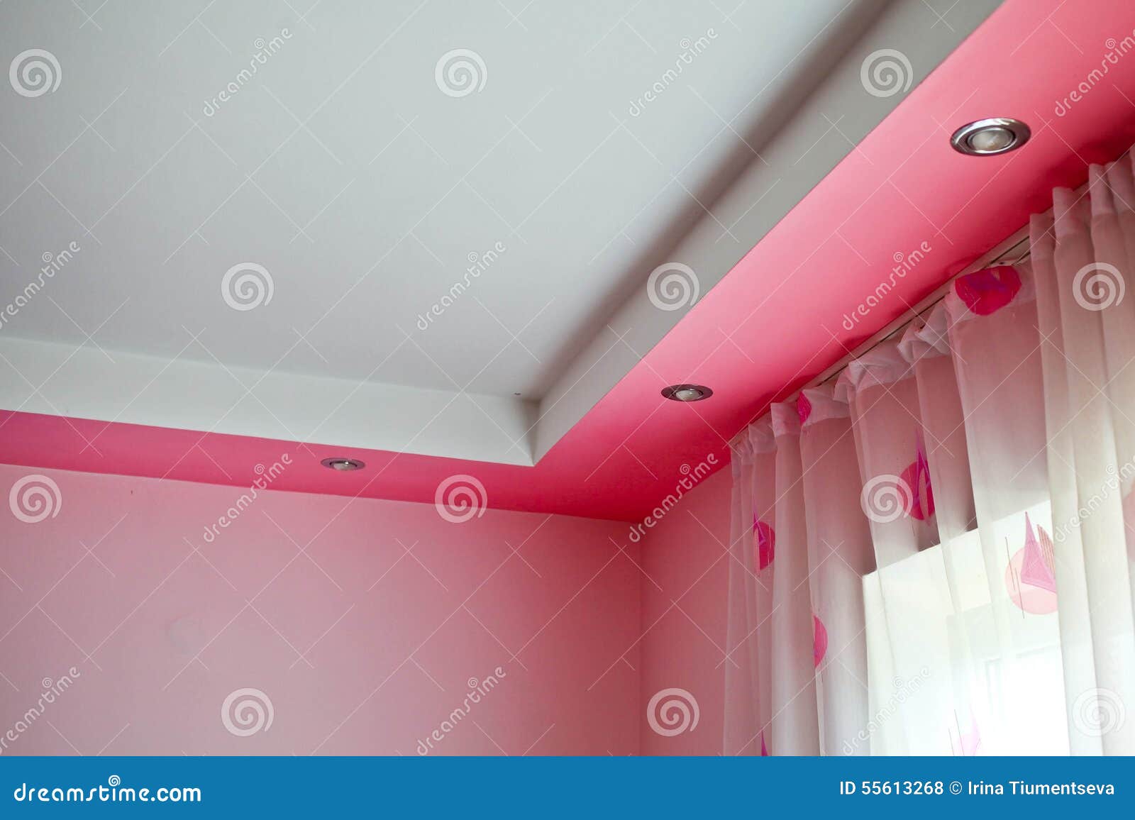 The Ceiling in a Classic Style. 3d Rendering Stock Illustration ...