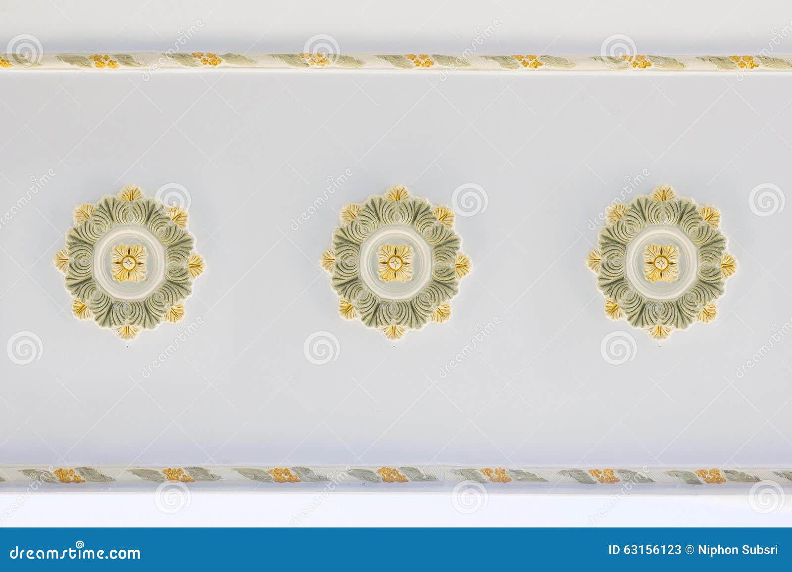 Ceiling classic stock image. Image of ornate, decoration - 63156123