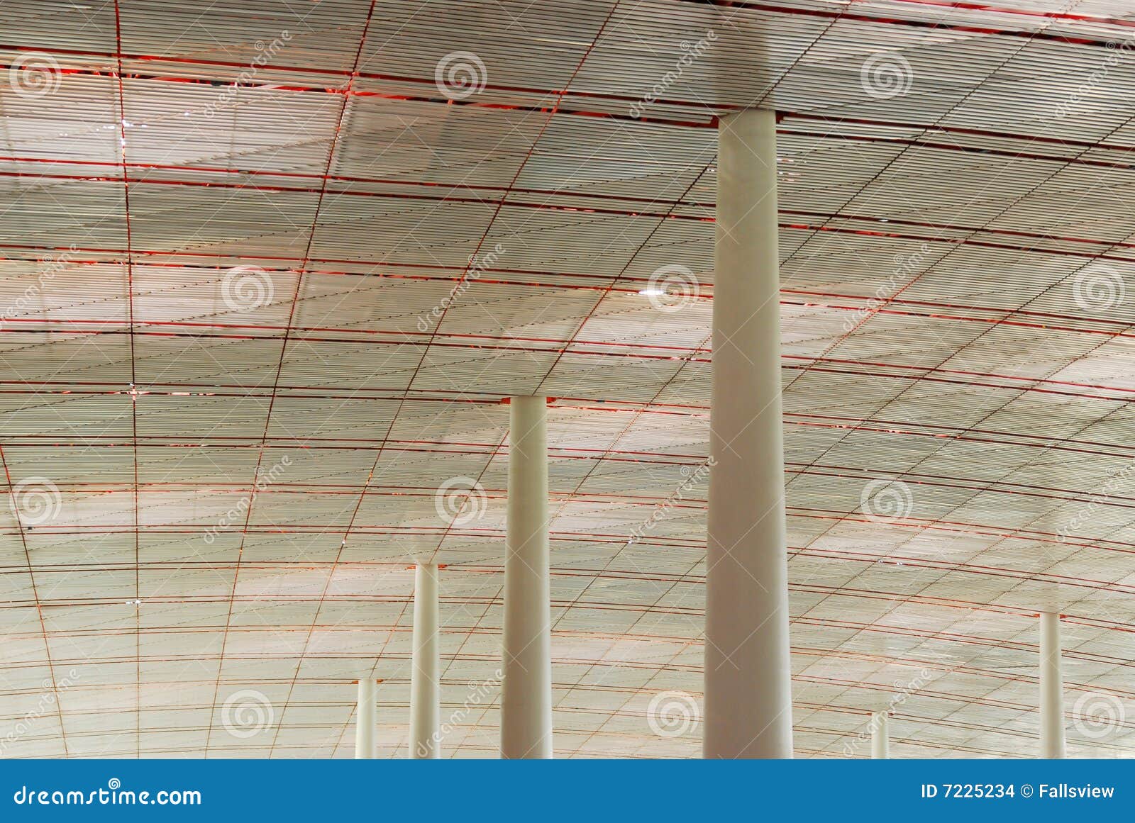 Ceiling and columns stock photo. Image of lines, support - 7225234