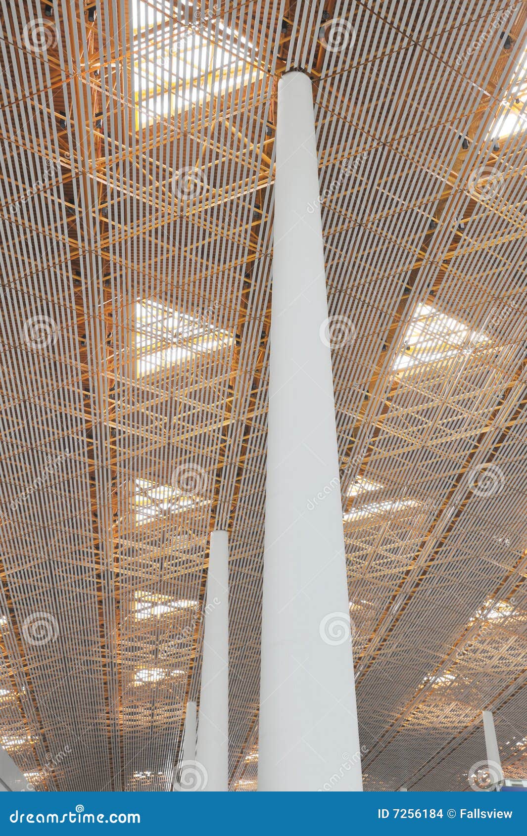 Ceiling and columns stock photo. Image of china, space - 7256184