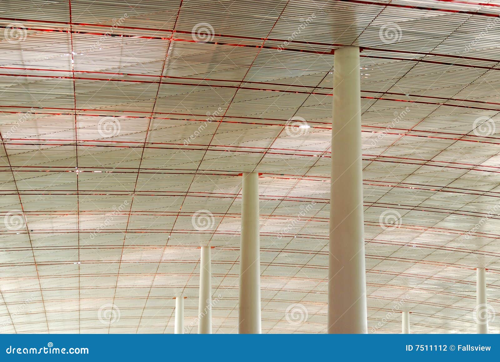 Ceiling and columns stock photo. Image of construction - 7511112
