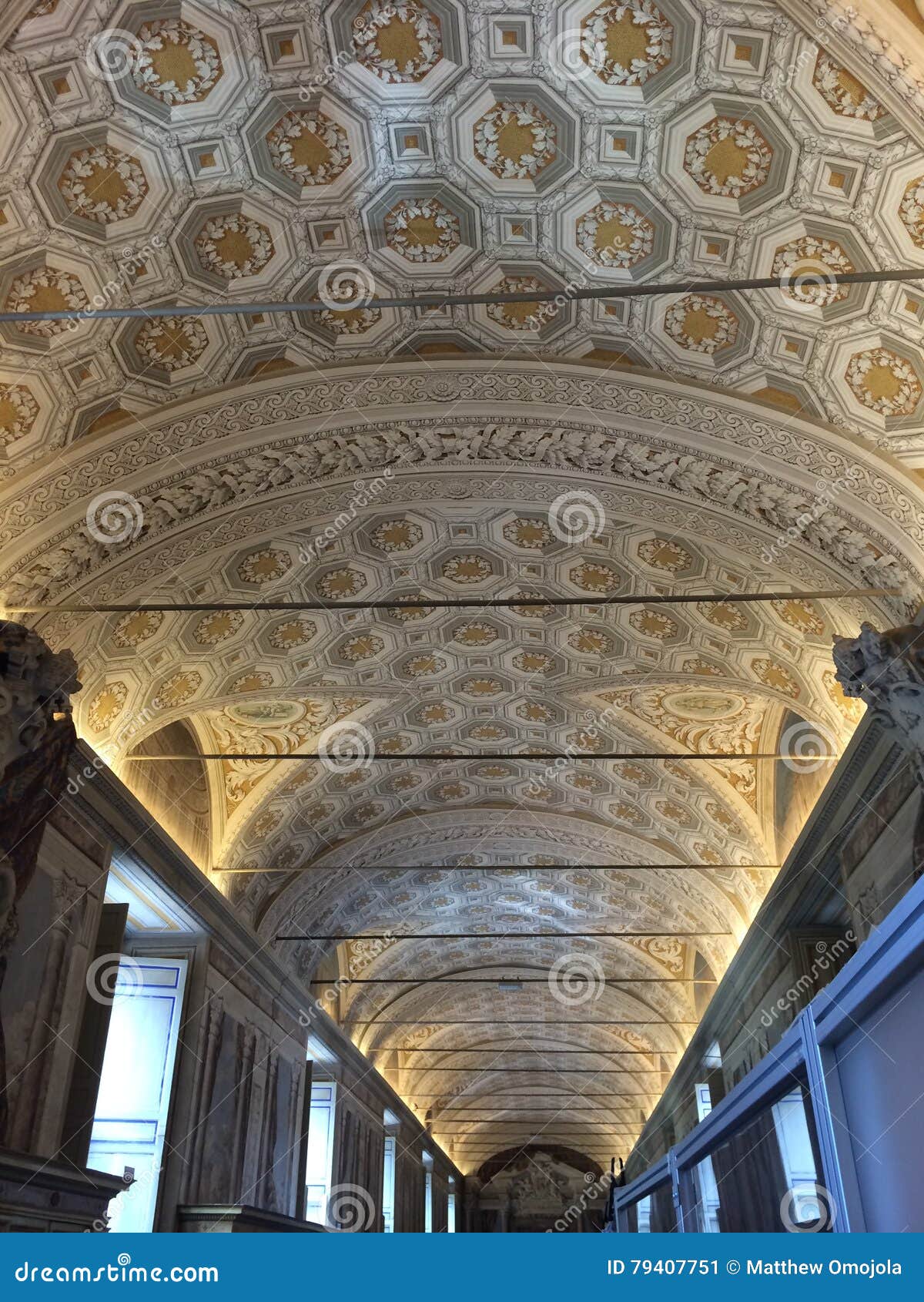 Ceiling of a Corridor As Seen in the Vatican Museum Editorial Photo ...