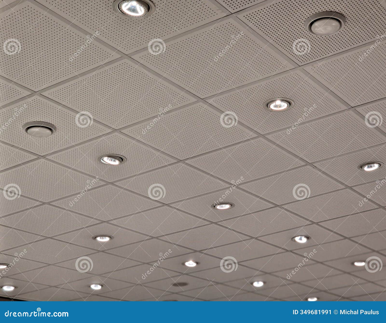 The Ceiling of the Corridor in Plasterboard Soffit is Equipped with ...