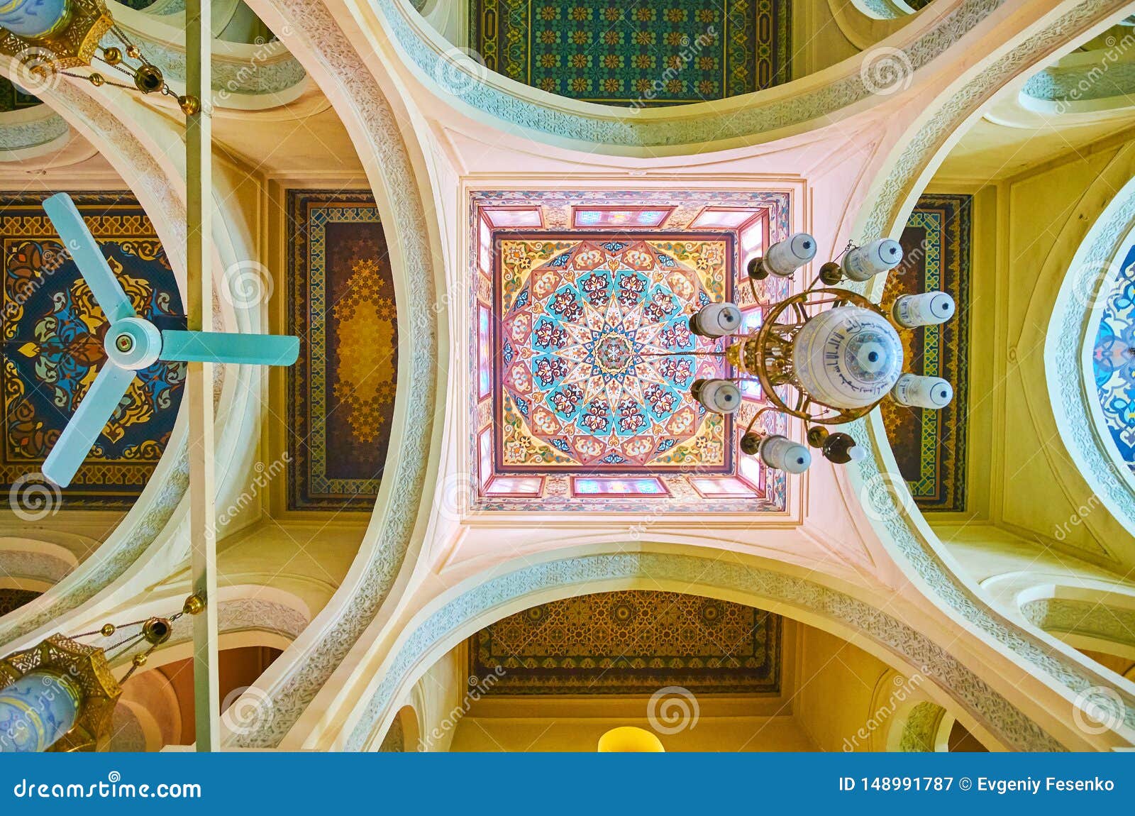 The Ceiling Decorative Panels in Al-Sayeda Fatima El-Nabaweya Mosque ...
