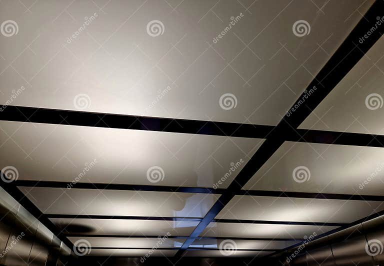 The Ceiling of the Elevator or Corridor is Made of Plexiglass with Top ...
