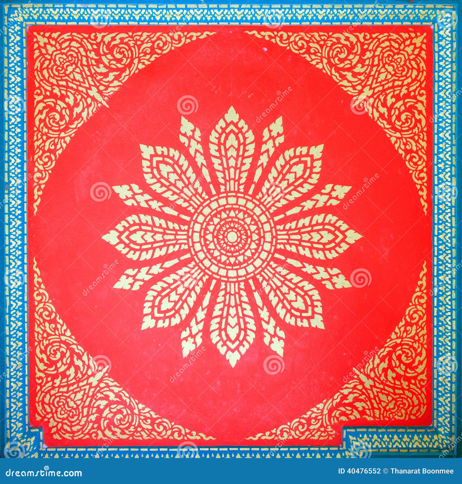 Thai Art At Ceiling Of Church. Stock Image | CartoonDealer.com #27219199