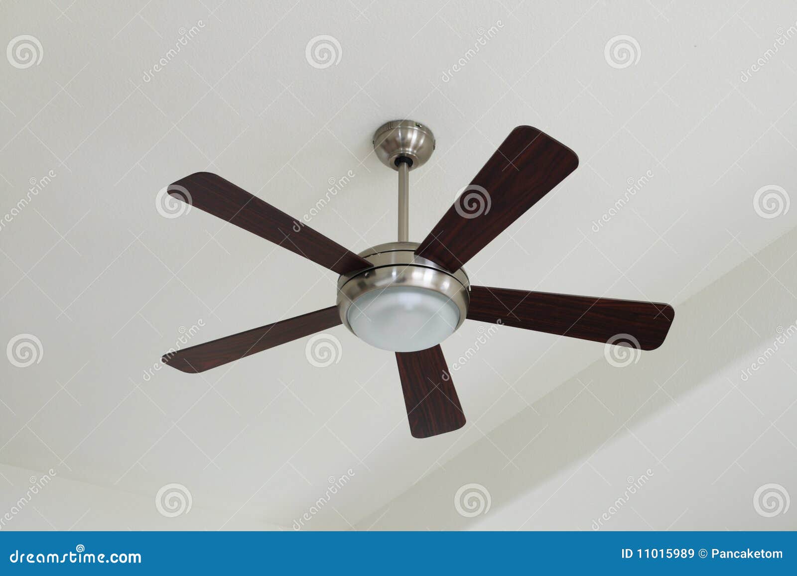 Ceiling fan stock image. Image of wind, wood, indoors - 11015989