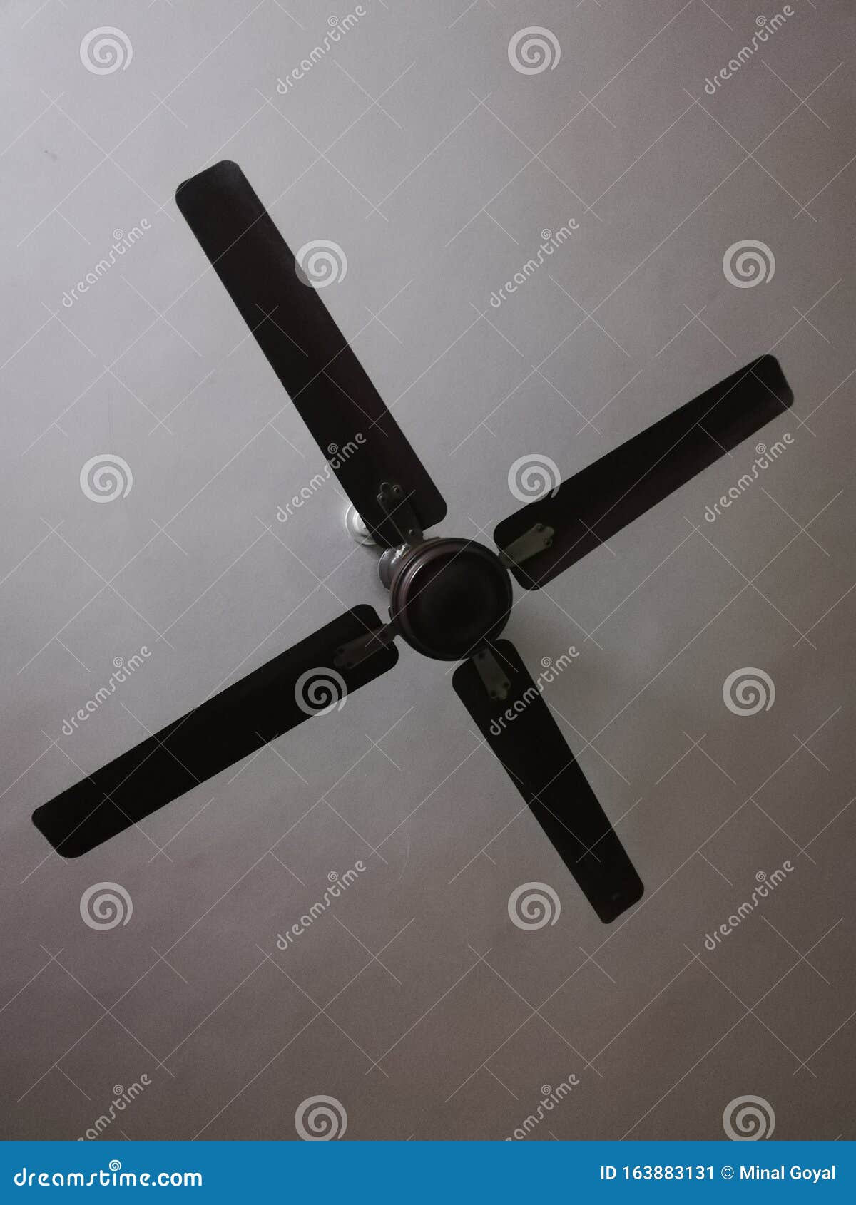 Ceiling Fan Electric Element Cooling Stock Image - Image of electric ...