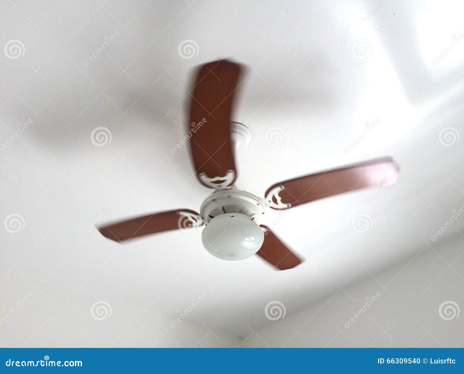 Ceiling fan stock photo. Image of rotary, home, blur - 66309540