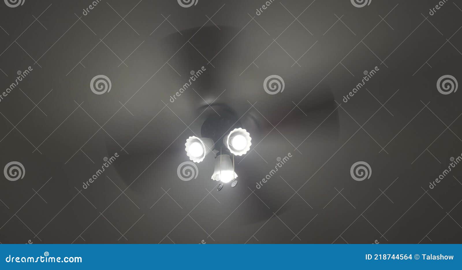 Ceiling Fan Spinning Fast Close-up Stock Footage - Video of festive ...