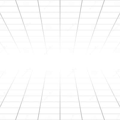 Ceiling and Floor Perspective Grid Vector Lines, Architecture Wireframe ...