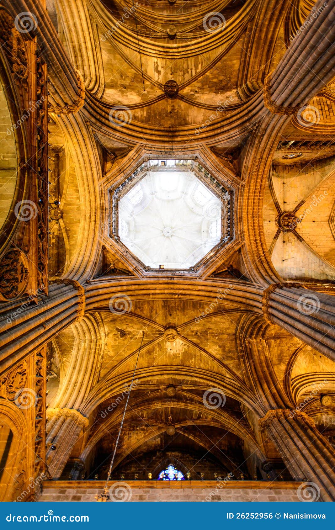 Ceiling of Gothic Cathedral Editorial Photo - Image of cathedral ...
