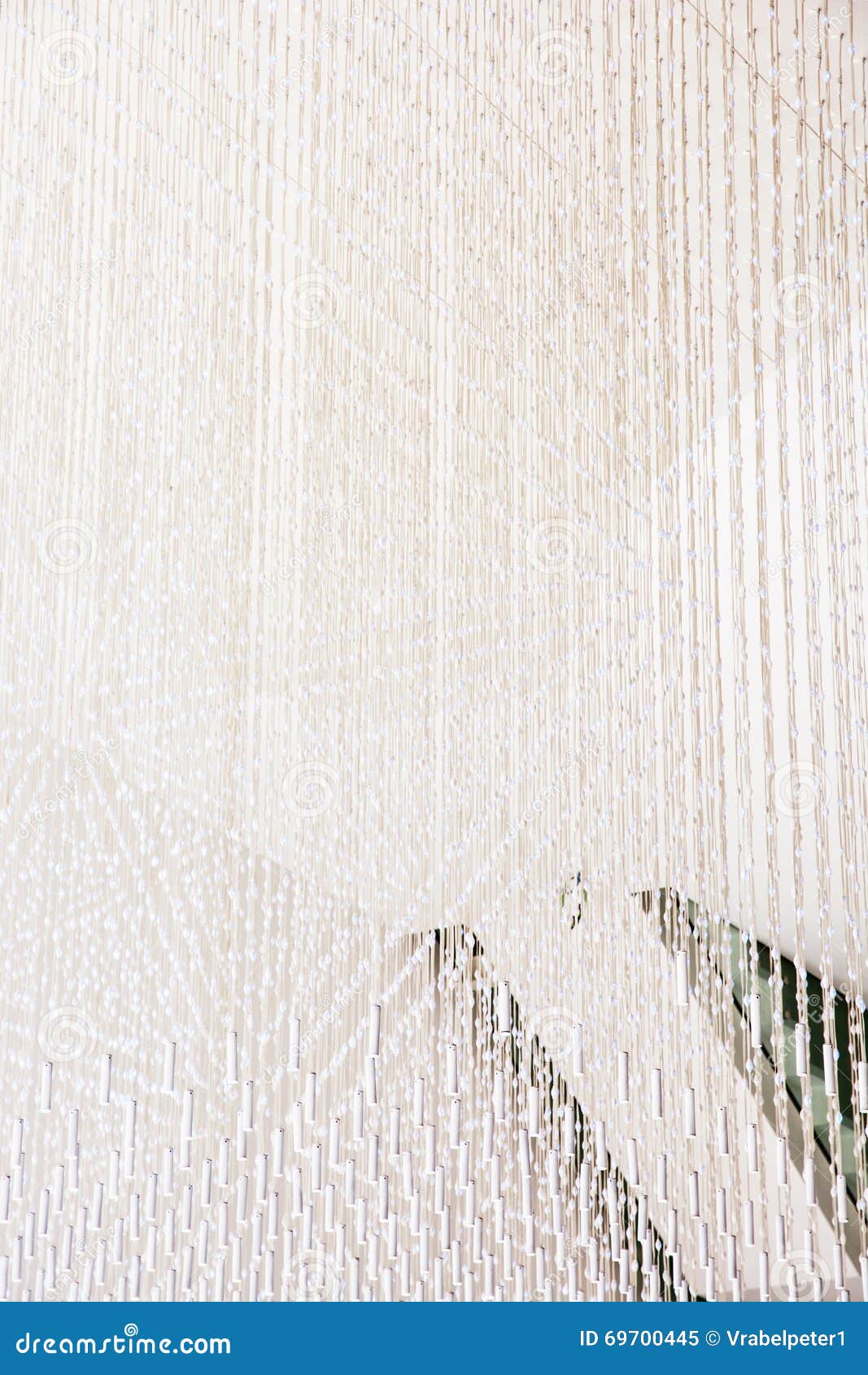 Ceiling of Hanging Lights, Modern Vertical Decoration Stock Image ...