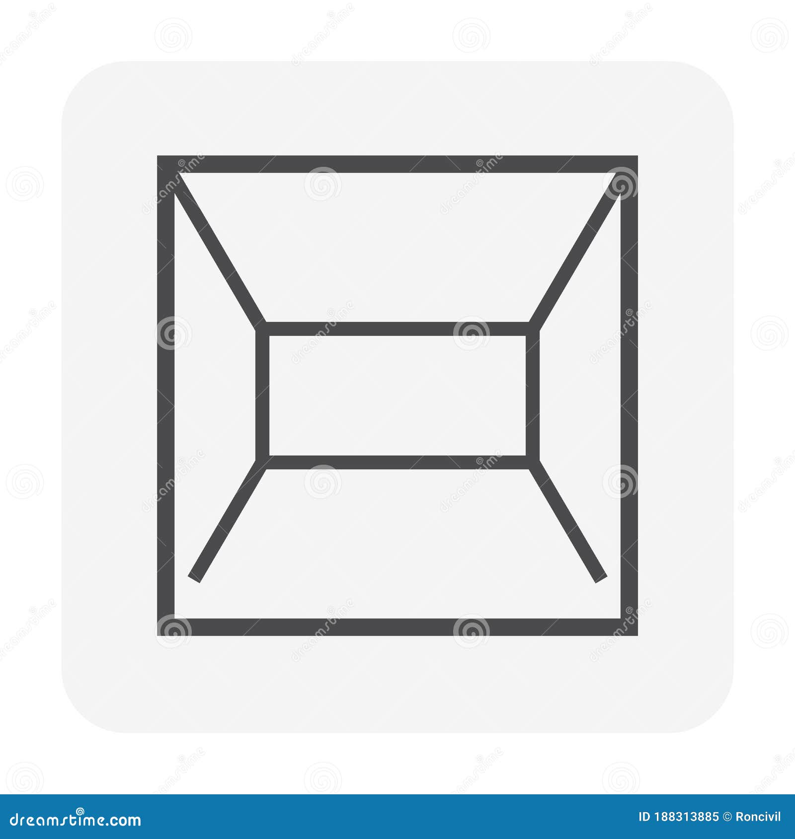 Ceiling icon black stock vector. Illustration of logo - 188313885