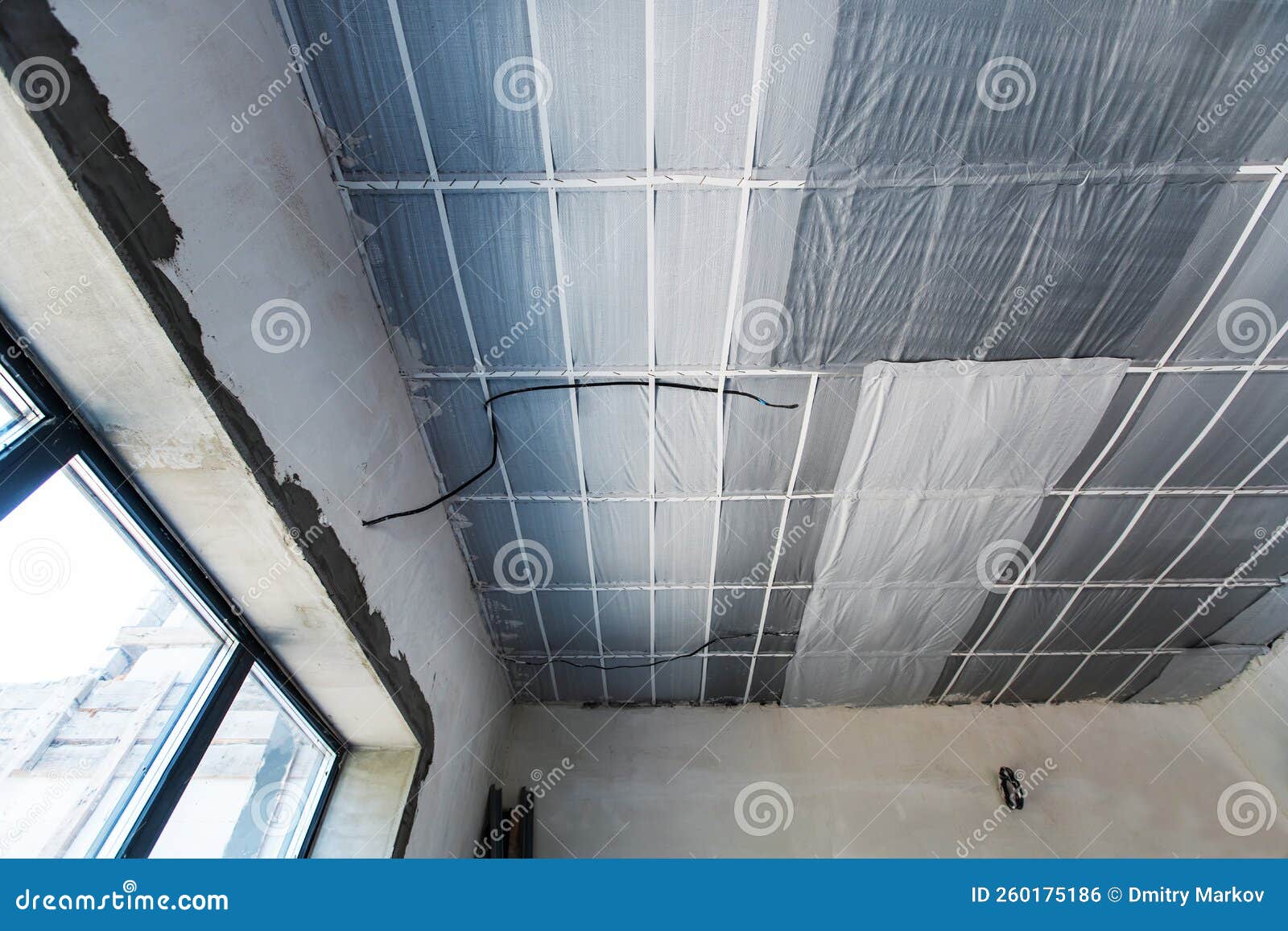 Ceiling Insulation with Modern Thermal Insulation Materials. Bottom Up ...