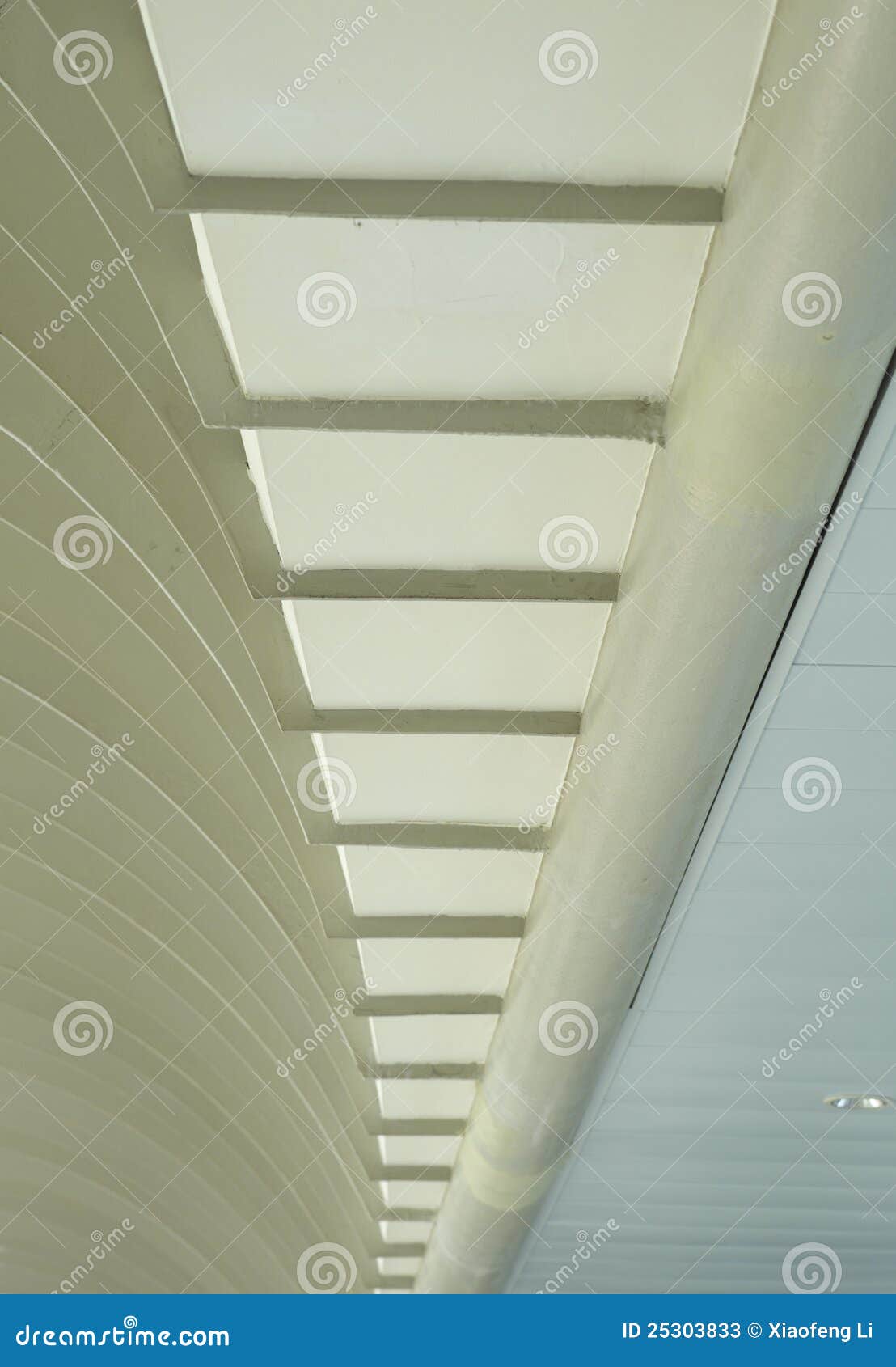 Ceiling of Interesting Forms Stock Image - Image of structure, interior ...
