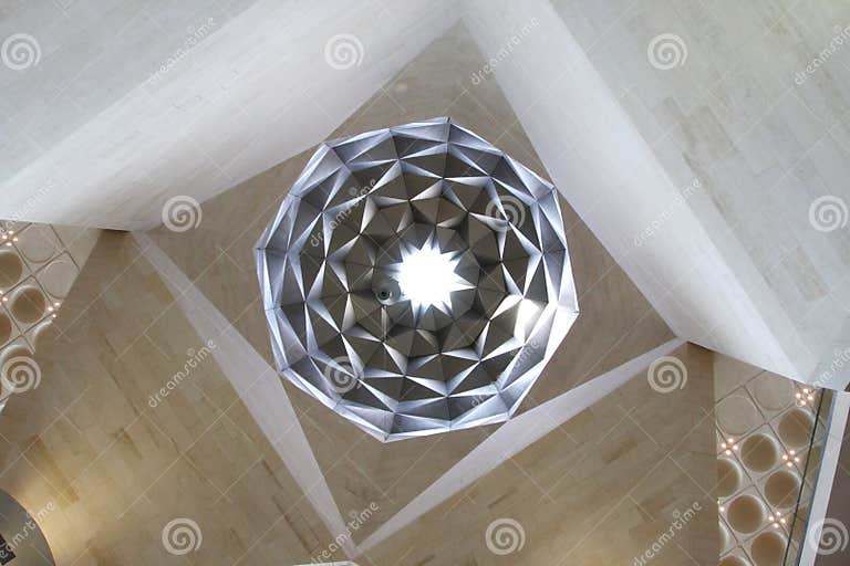 Ceiling with Islamic Patterns, Qatar Museum Editorial Photography ...