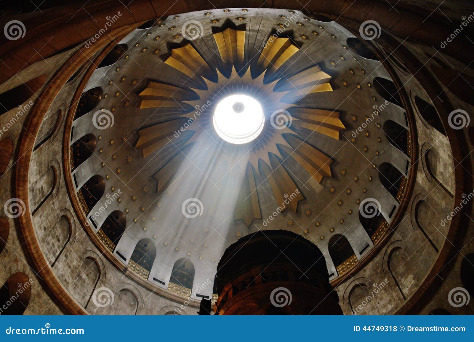 Ceiling of Jerusalem stock photo. Image of faith, religious - 44749318