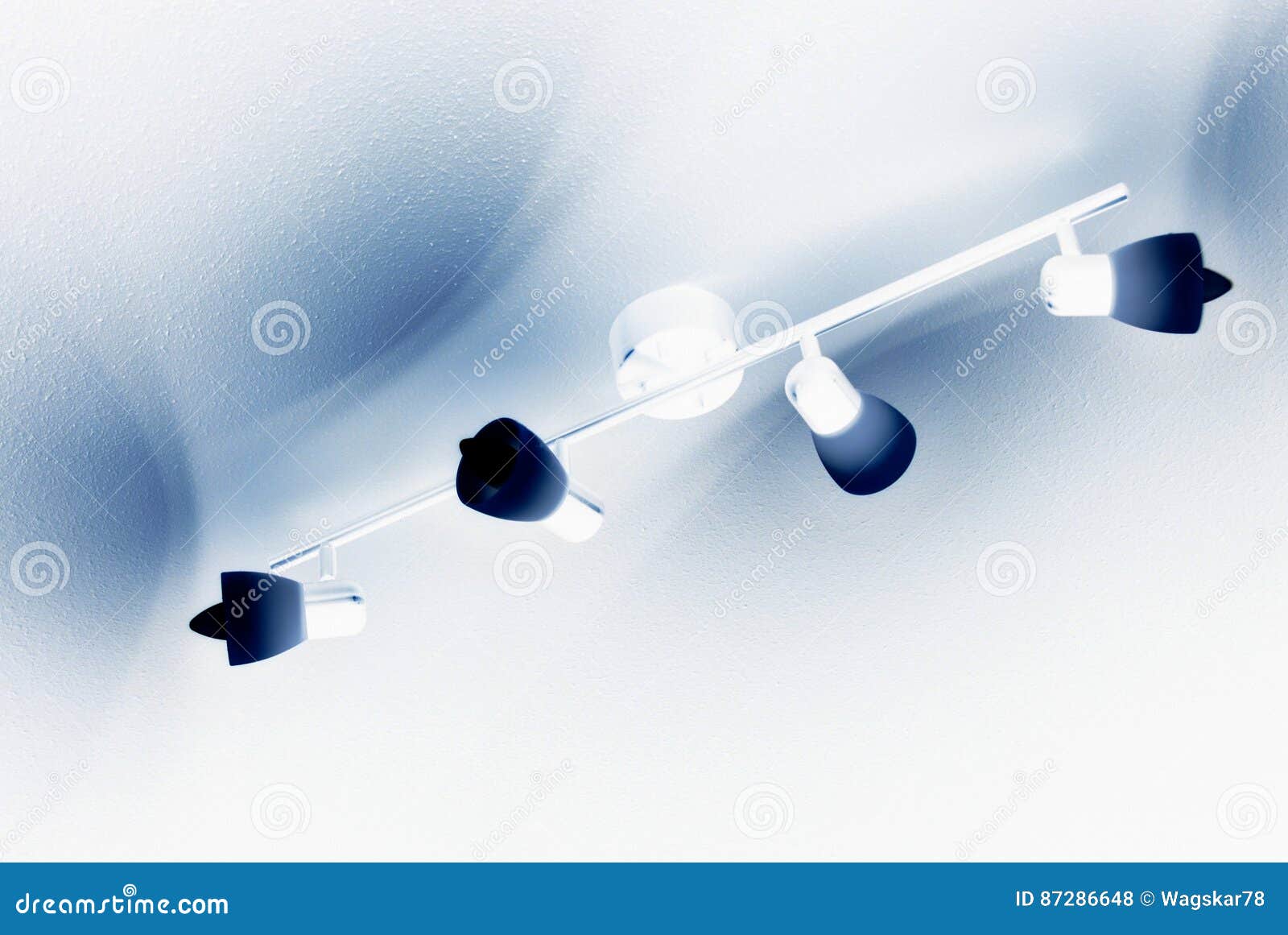 Ceiling lamp inverted stock photo. Image of four, frost - 87286648