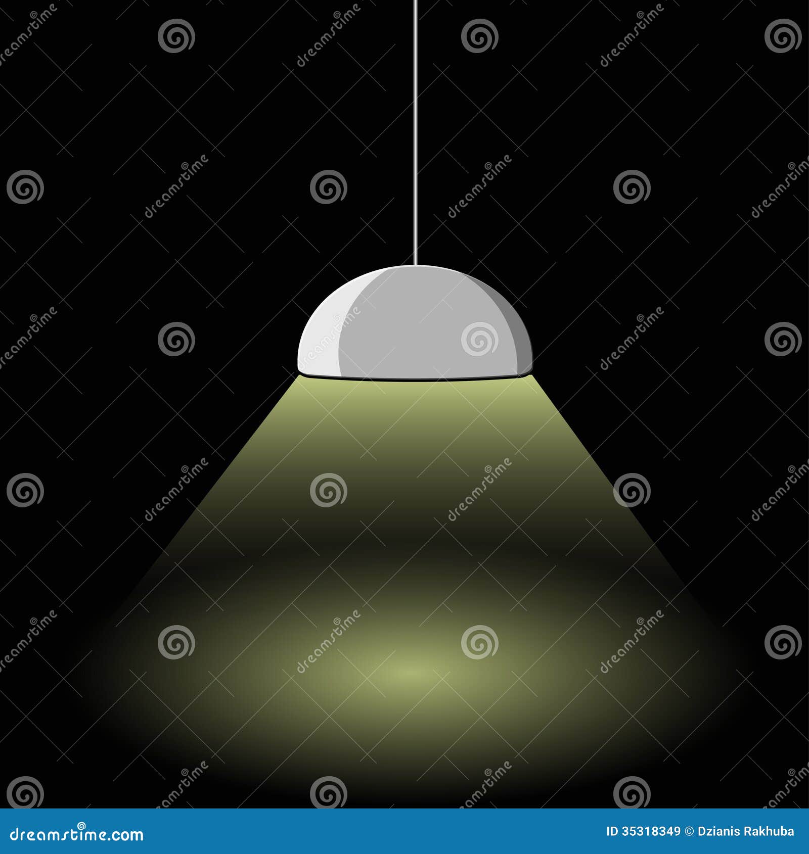 Ceiling lamp stock vector. Illustration of style, home - 35318349