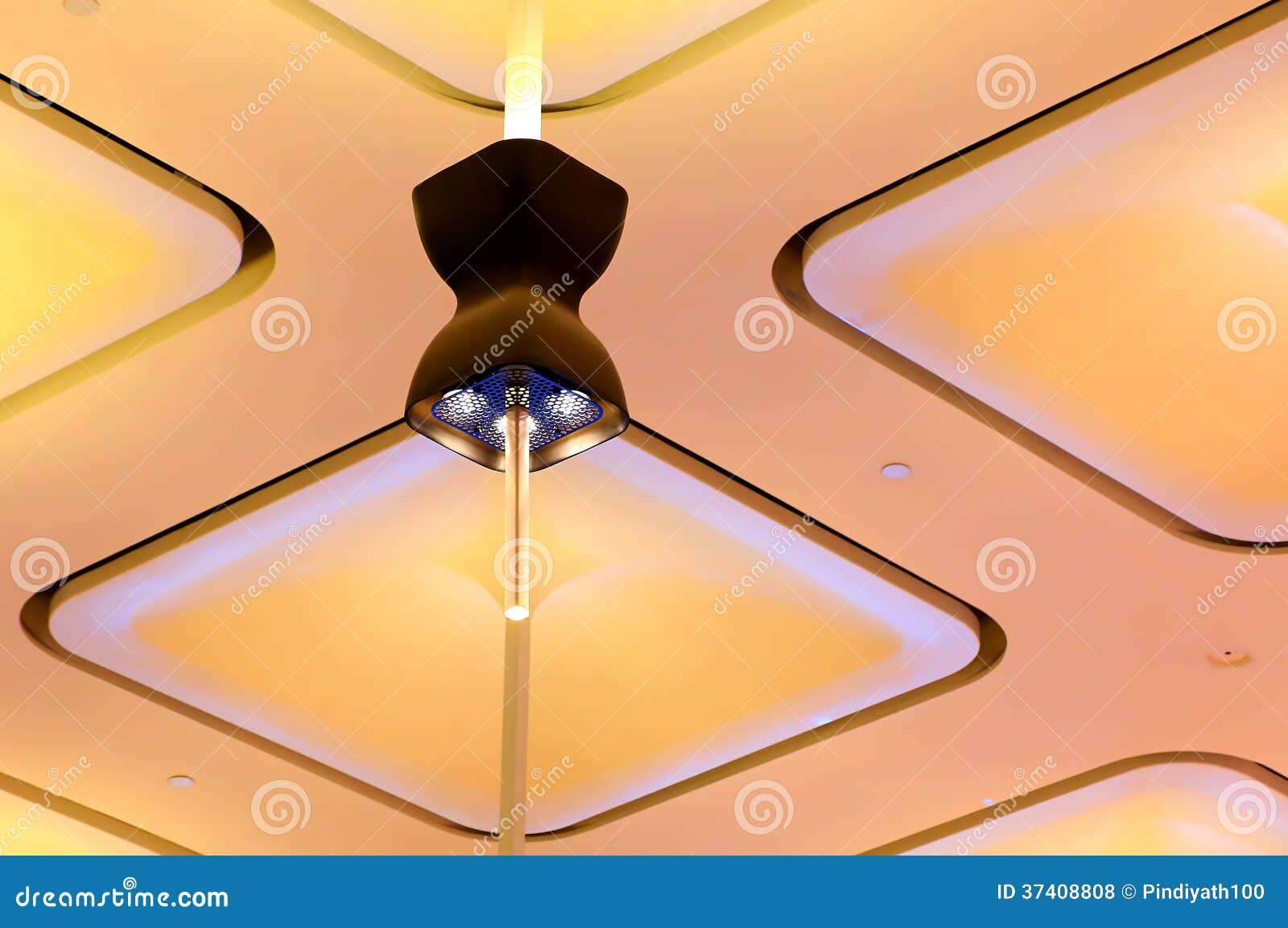 Ceiling light design stock illustration. Illustration of architecture ...