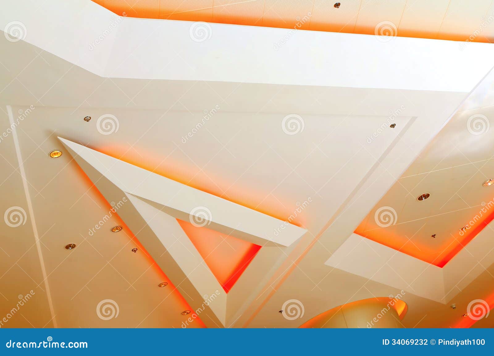 Ceiling Lights Graphic Design Stock Photo - Image of architecture ...