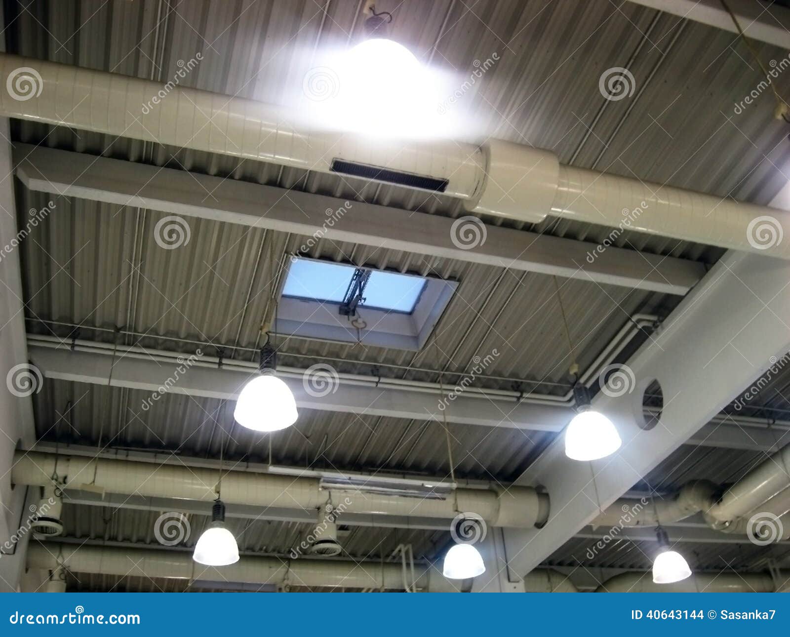 Ceiling lights stock photo. Image of indoor, ceiling - 40643144