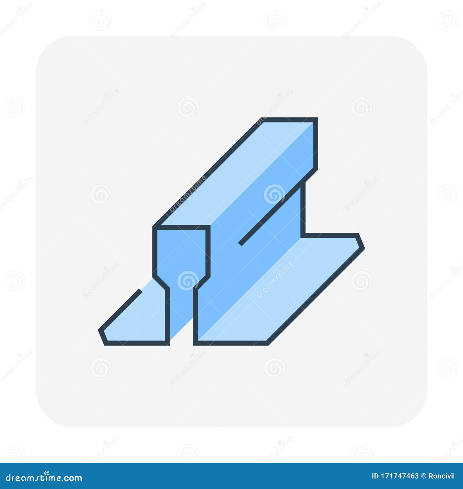 Ceiling In Work RGB Color Icon Cartoon Vector | CartoonDealer.com ...