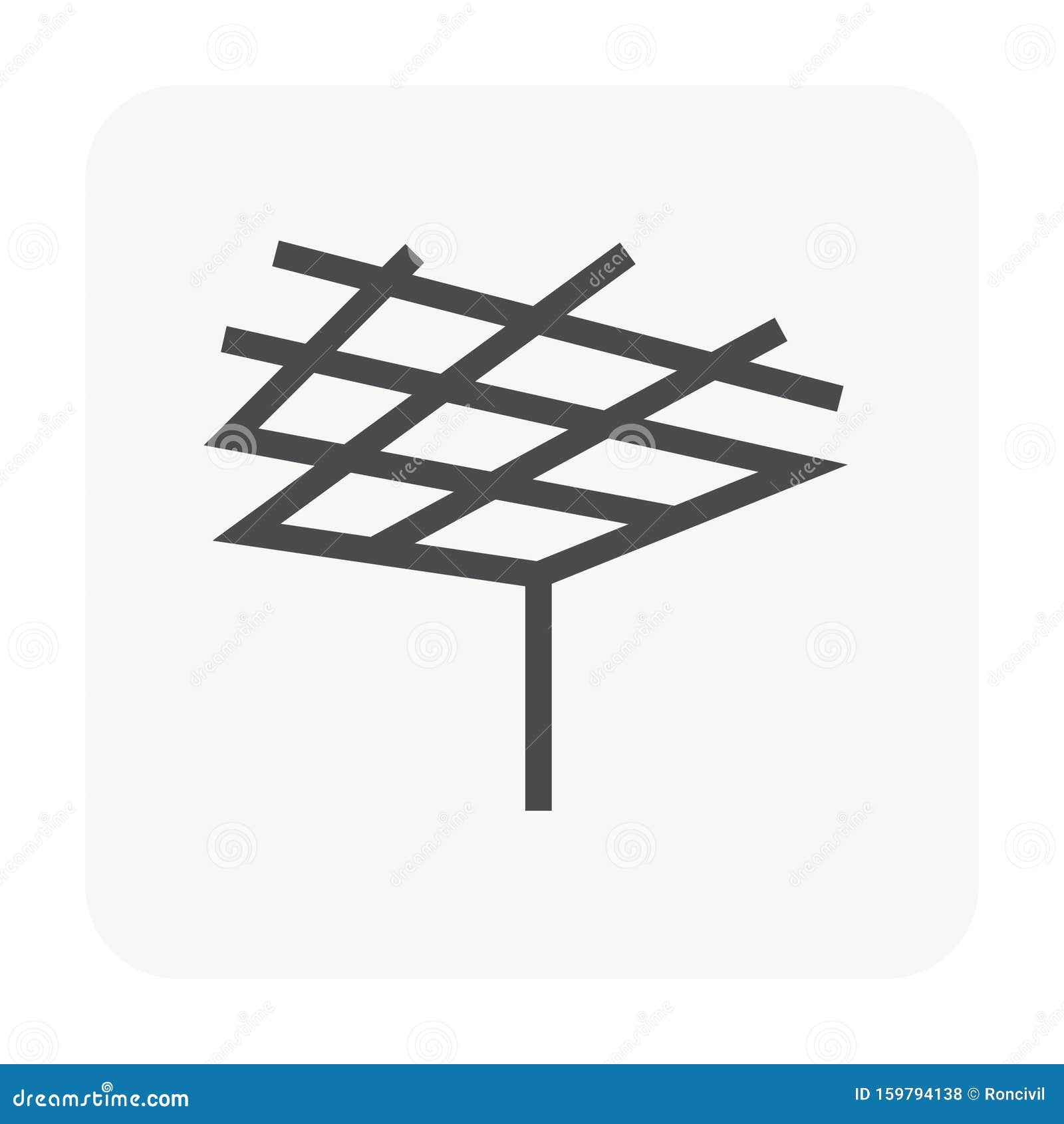 Ceiling material icon stock vector. Illustration of ceiling - 159794138