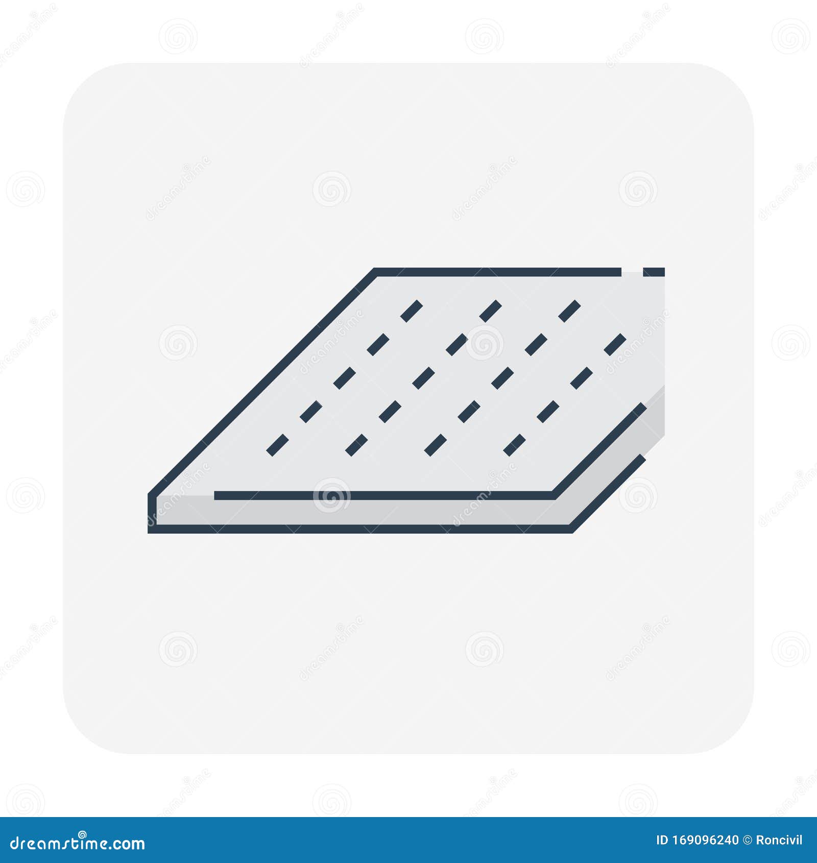 Ceiling material icon stock vector. Illustration of indoor - 169096240