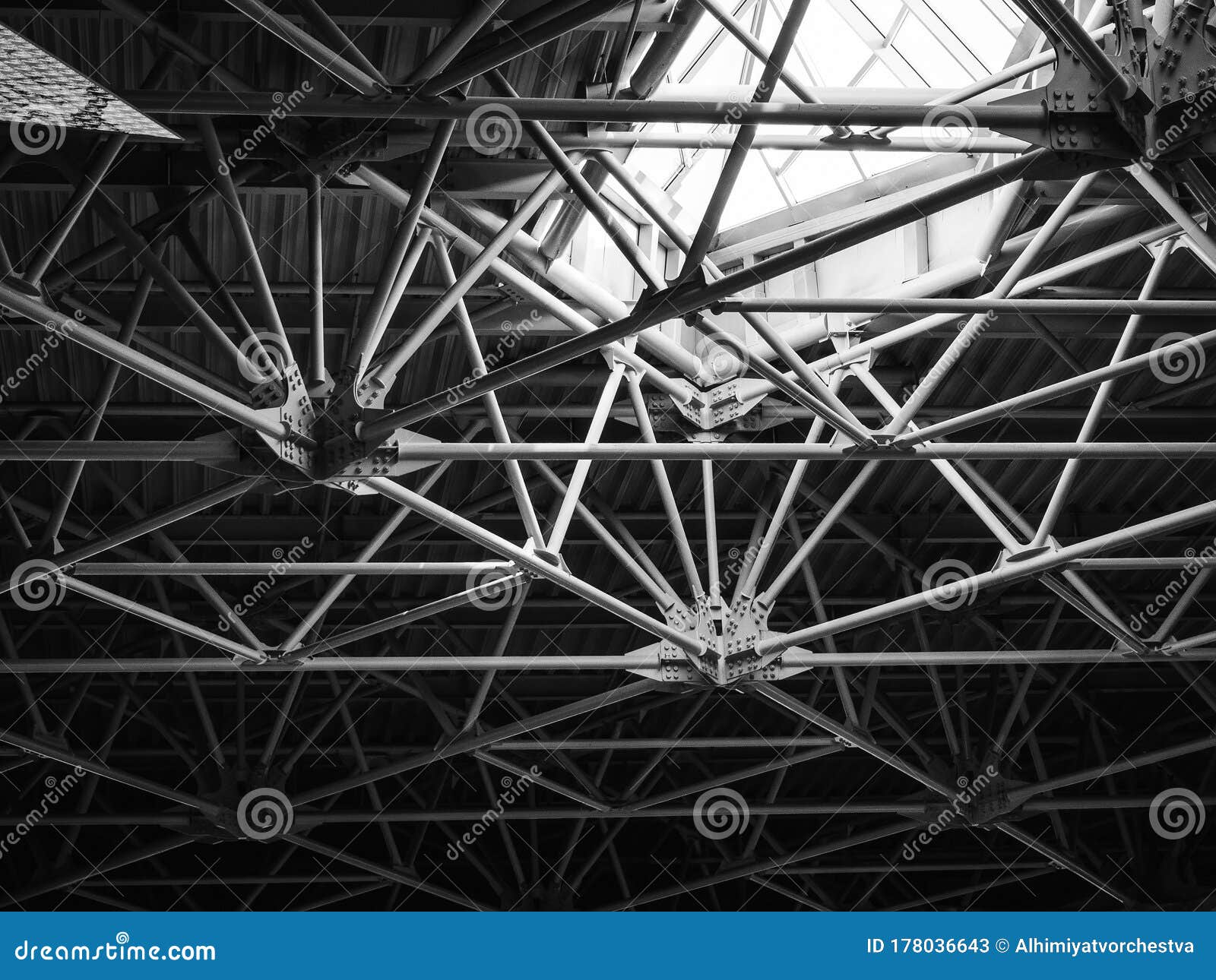 Ceiling with Metal Structures in a Modern Building - Geometry in ...