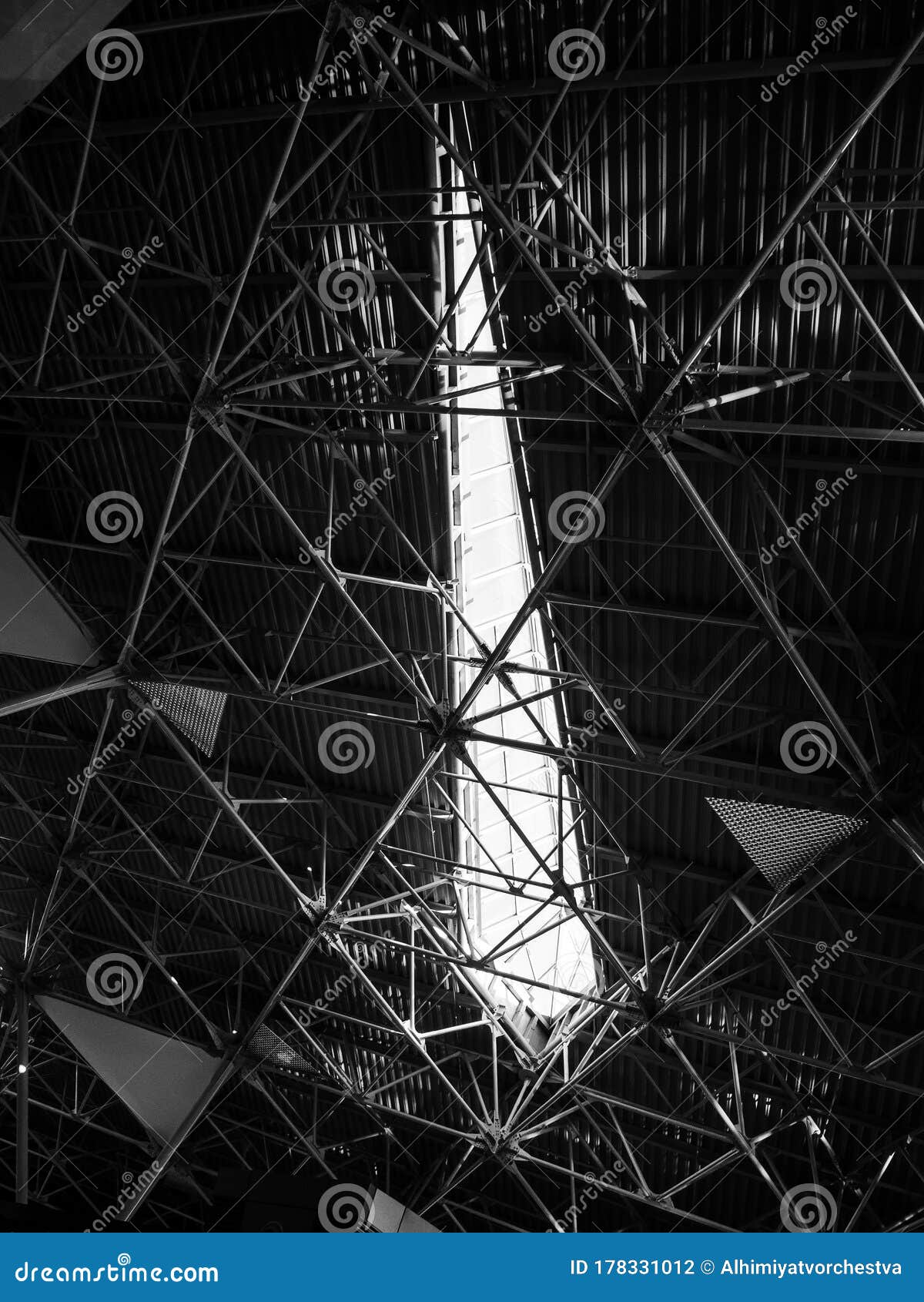 Ceiling with Metal Structures in a Modern Building - Geometry in ...