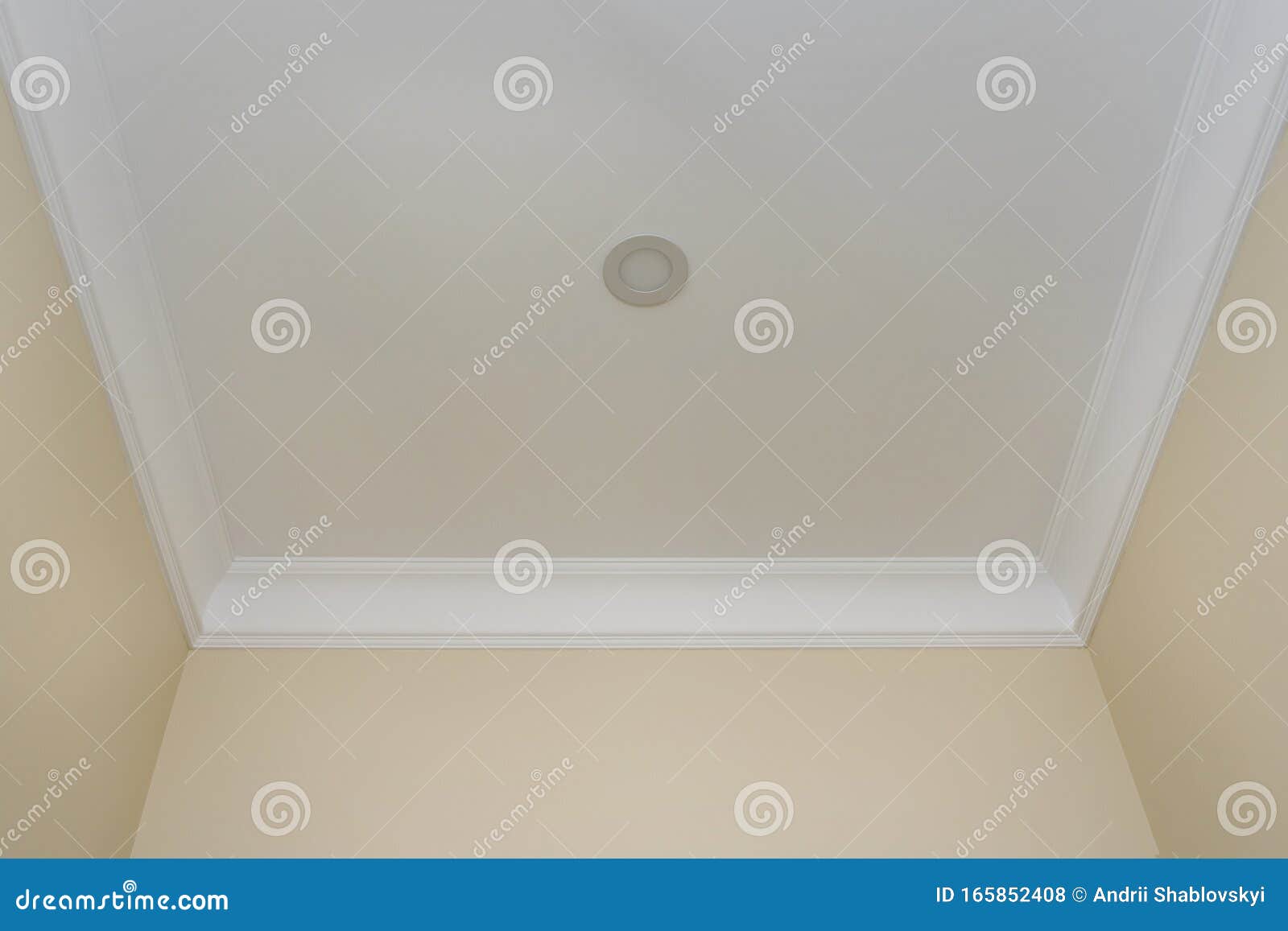 Ceiling Moldings in the Interior, a Detail of Intricate Corner Stock ...