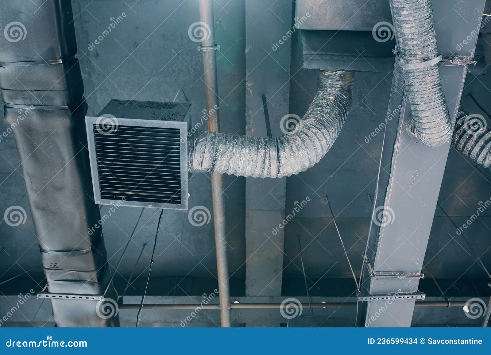 Ceiling Mounted Air Condition Units with Other Parts of Ventilation ...