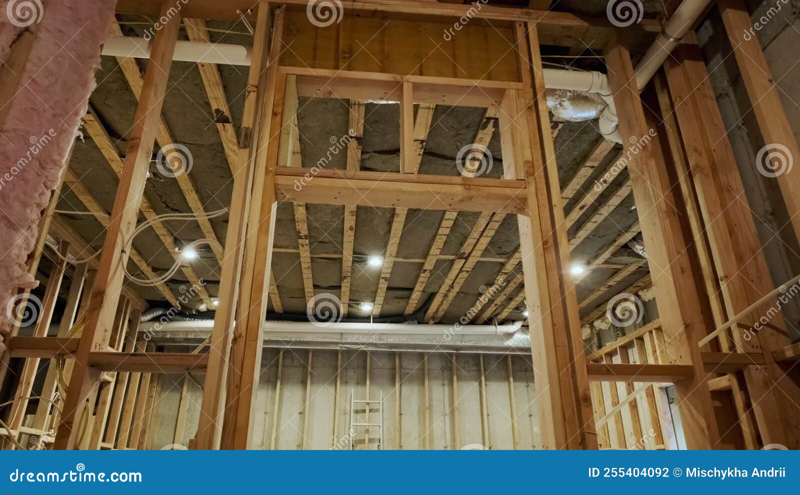 Ceiling Mounted Hvac System Under Insulated Air Conditioner Return in ...