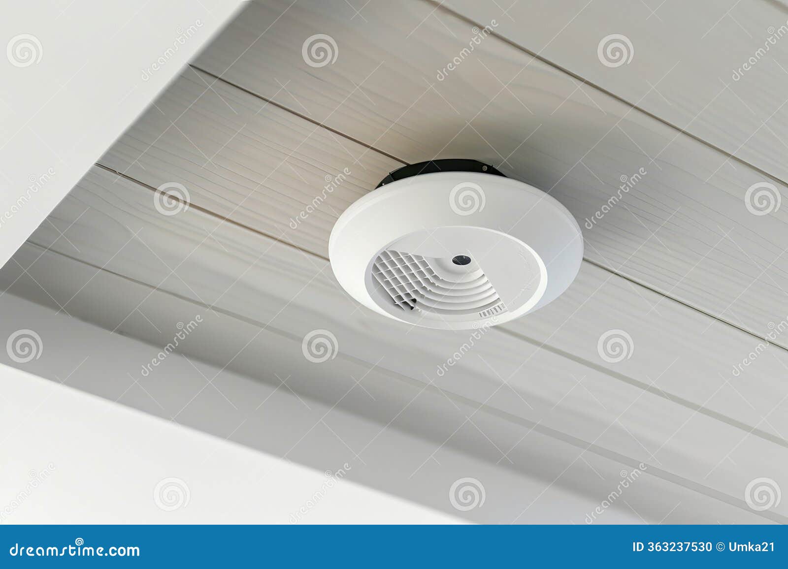 Reliable Smoke Detector Design For Security Vector Illustration ...