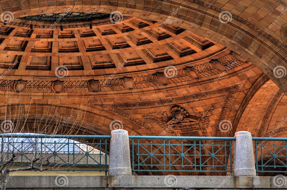 Ceiling of Outdoor Rotunda stock image. Image of decorative - 11616053