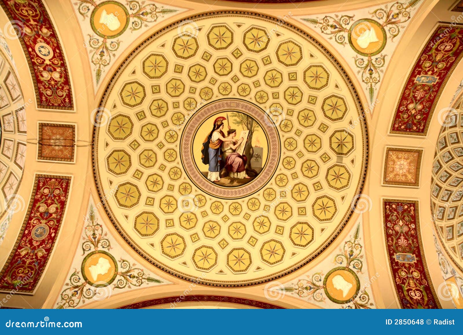 Ceiling of palace editorial stock photo. Image of place - 2850648
