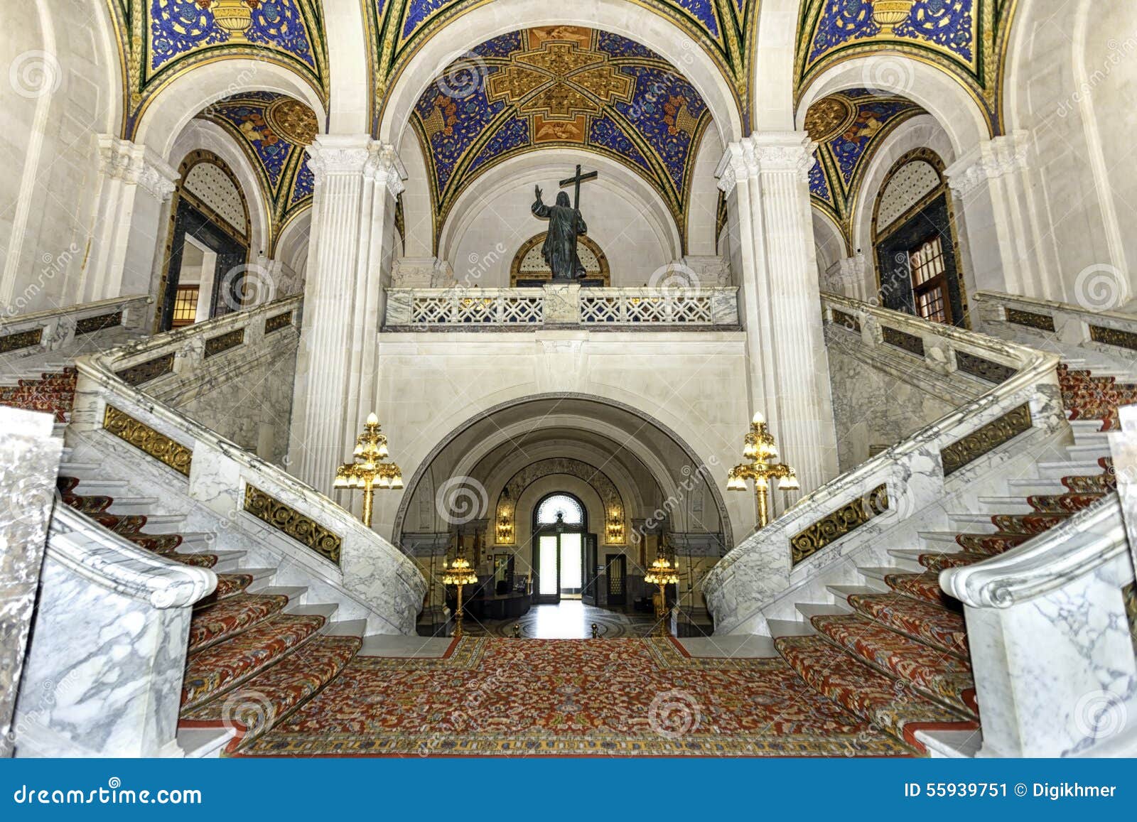 Ceiling of the Peace Palace Stock Image - Image of inside, heritage ...