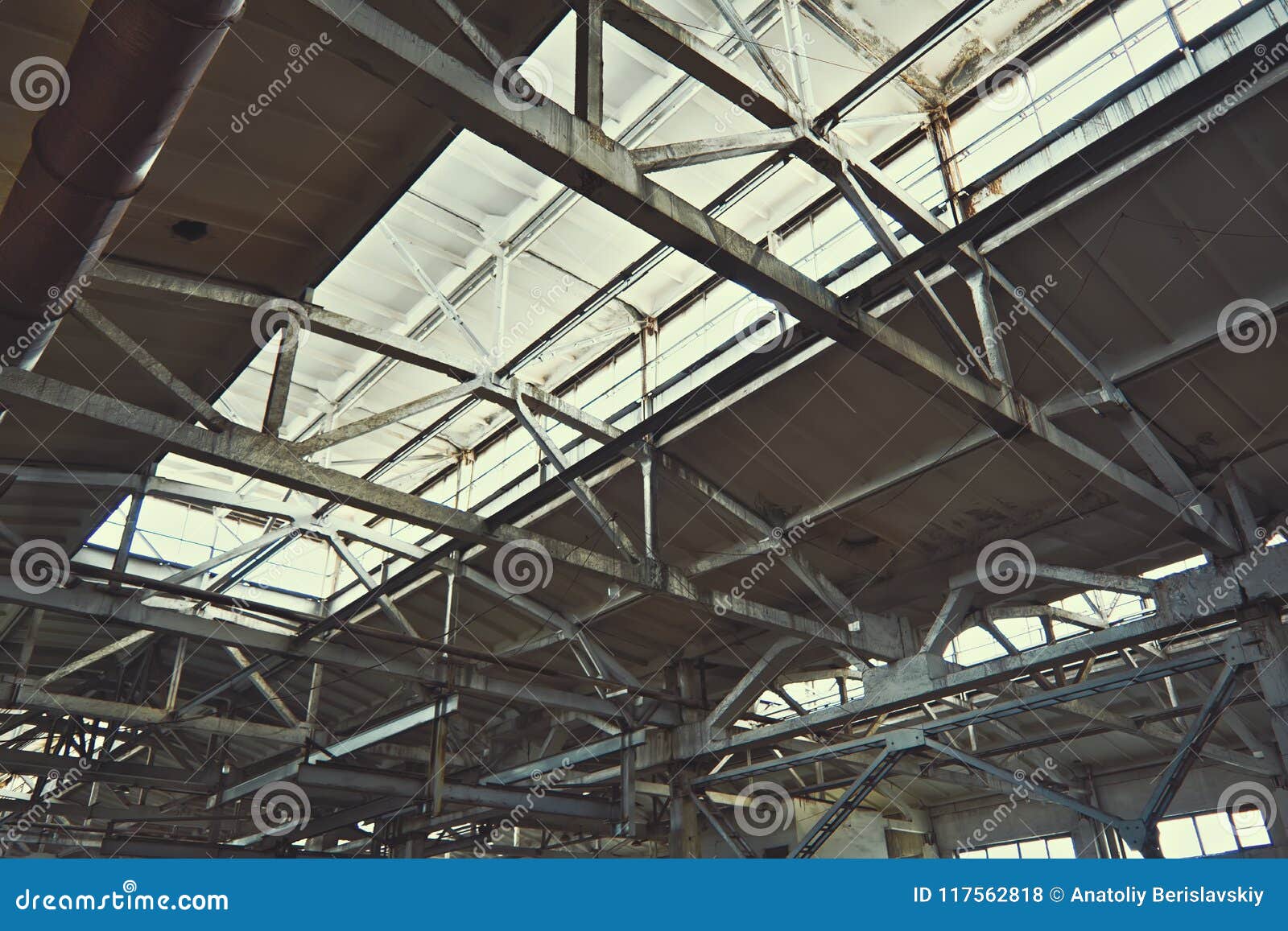 The Ceiling of the Production Room in the Factory. Stock Photo - Image ...