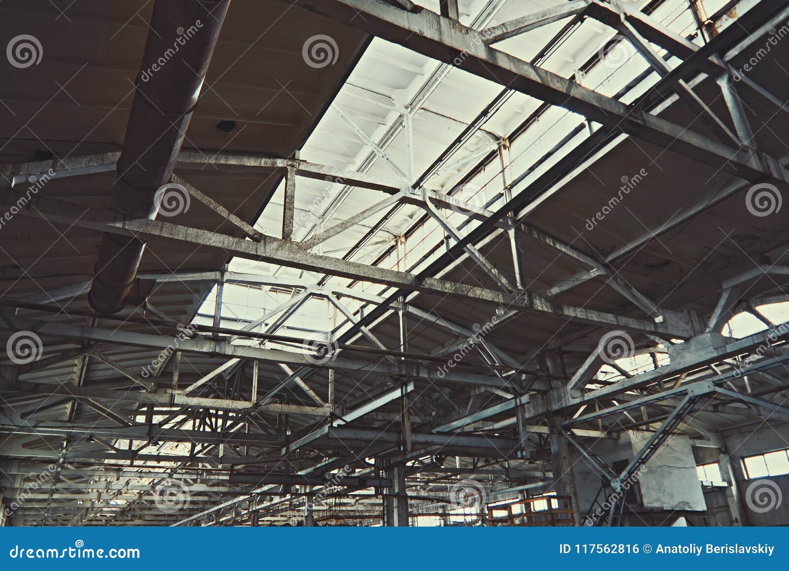 The Ceiling of the Production Room in the Factory. Stock Photo - Image ...