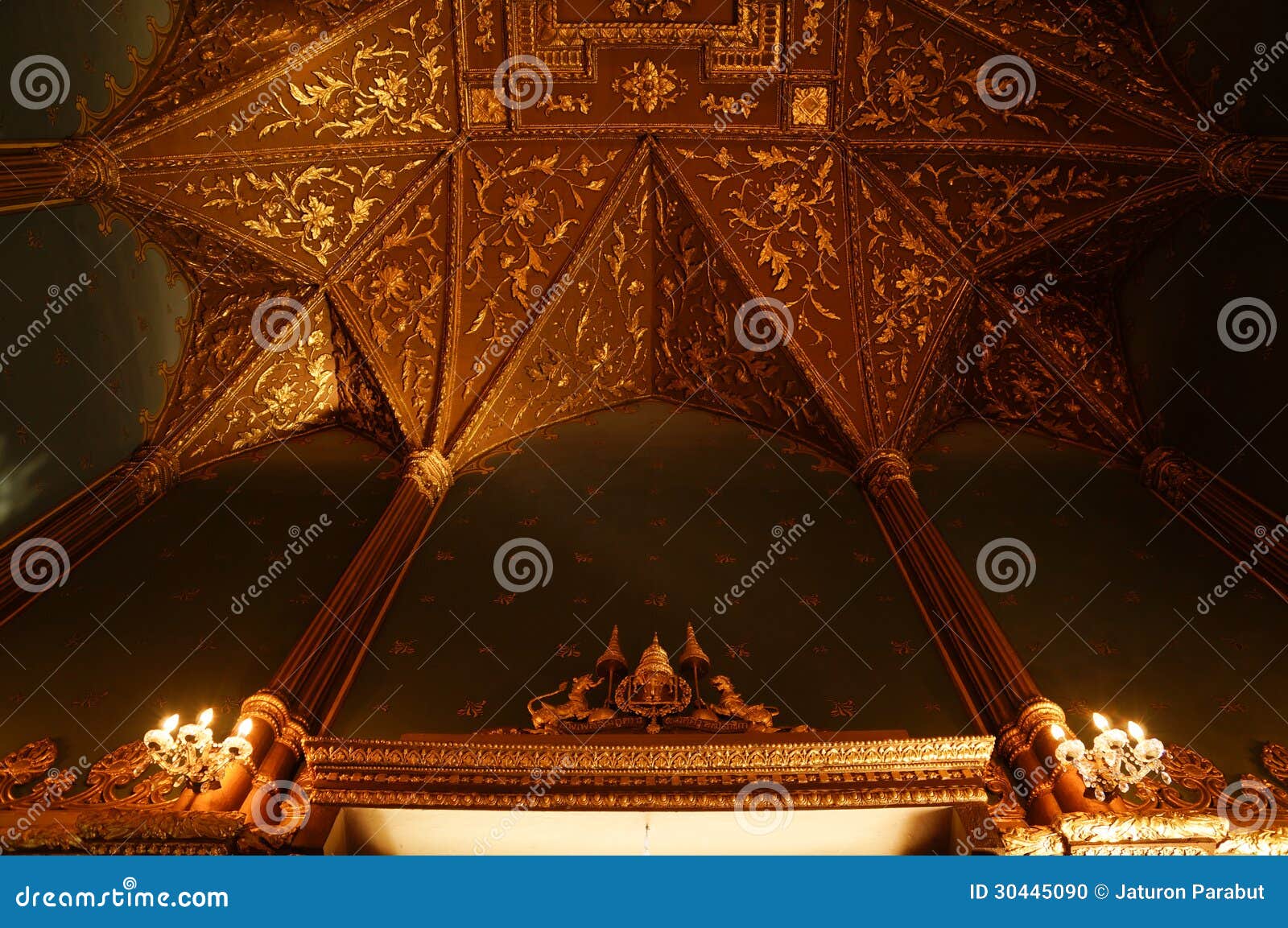 The Ceiling in Royal Chapel Stock Photo - Image of asia, pray: 30445090