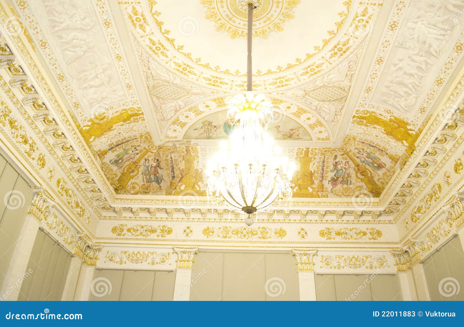 Ceiling of Russian Museum in High Key Editorial Stock Photo - Image of ...