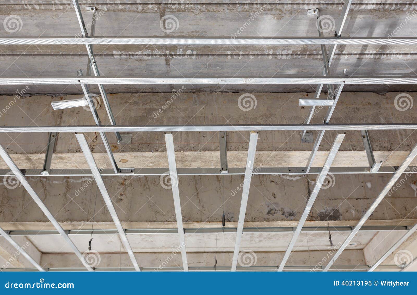 Ceiling Setup for House Building Stock Image - Image of ceiling, repair ...