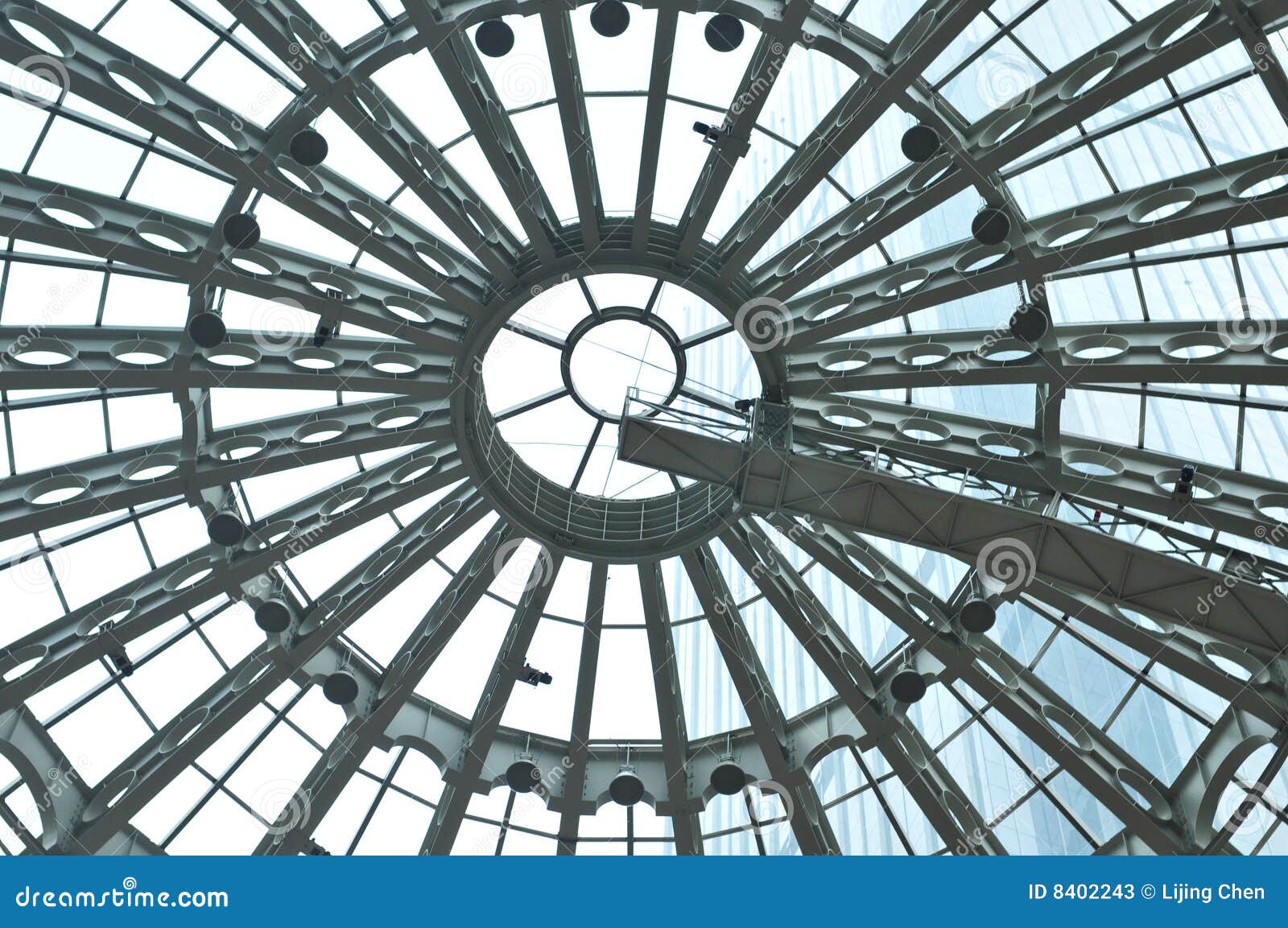 Ceiling of a shopping mall stock image. Image of famous - 8402243