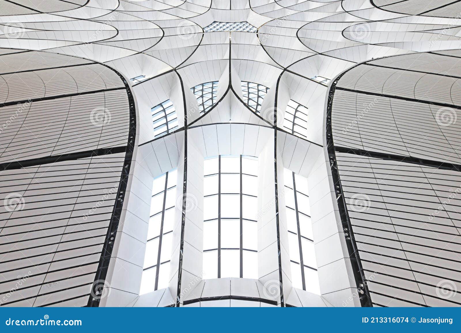Ceiling Skylight Architecture of Modern Building Stock Photo - Image of ...